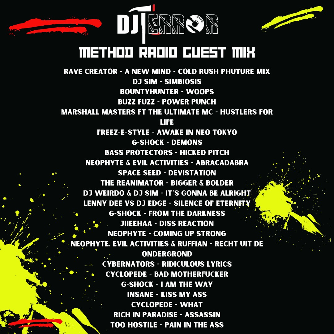 Stream DJ TERROR / METHOD RADIO GUEST MIX / GABBER CLASSICS / FEBRUARY ...