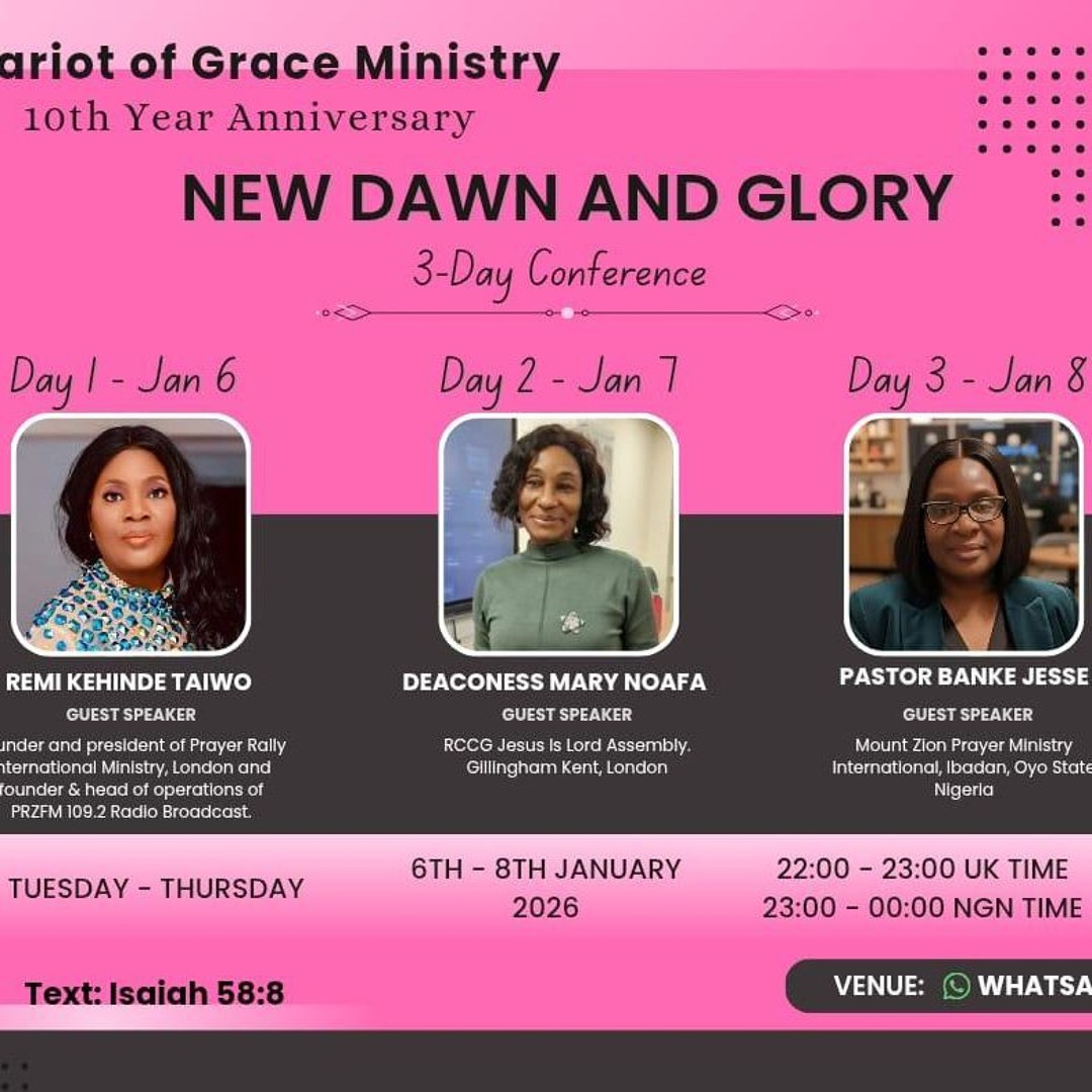 Stream Chariot Of Grace 10th Year Anniversary Day 3 New Beginning ...
