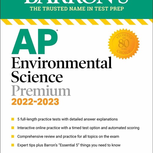 Stream E-book download AP Environmental Science Premium, 2022-2023: 5 ...