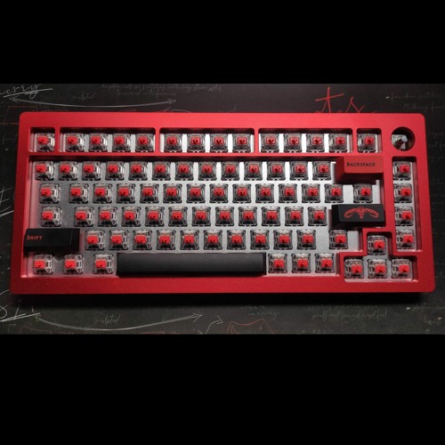 Stream Monsgeek M1 Red / New Year Edition - Jwick Red Stem and Clear ...