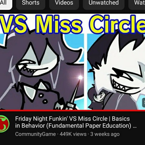 Stream Friday Night Funkin Vs Miss Circle Math - Song (Fundamental ...