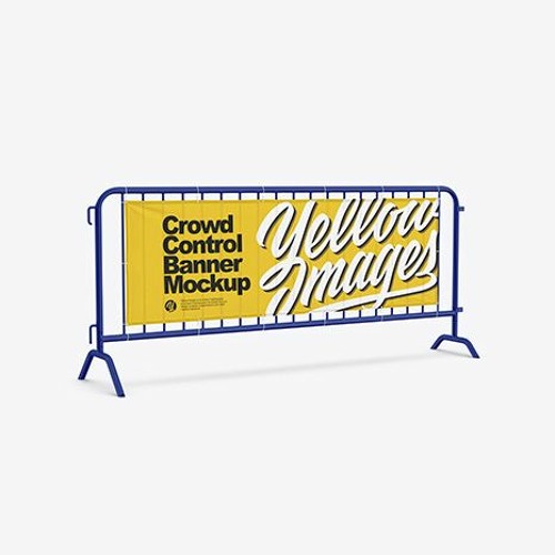 Stream 28+ Download Free Crowd Control Banner Mockup Outdoor ...