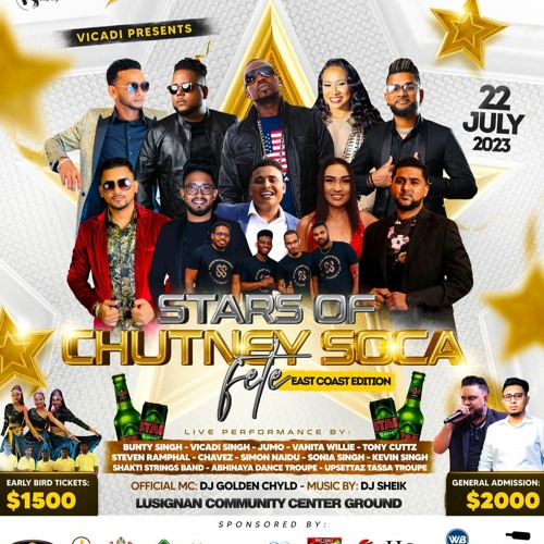 Stream Stars Of Chutney Soca Fete Promo by Djgoldenchyld592 | Listen ...