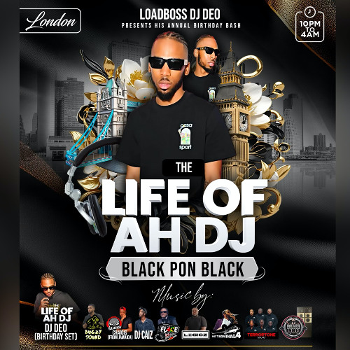 Stream DJ DEO'S - THE LIFE OF AH DJ ALL BLACK - LIVE AUDIO 2025 by ...