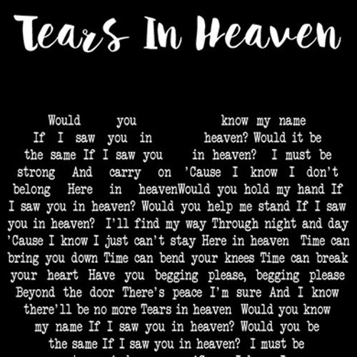 Stream Tears in Heaven - Hansen Lim by Hansen Lim | Listen online for ...