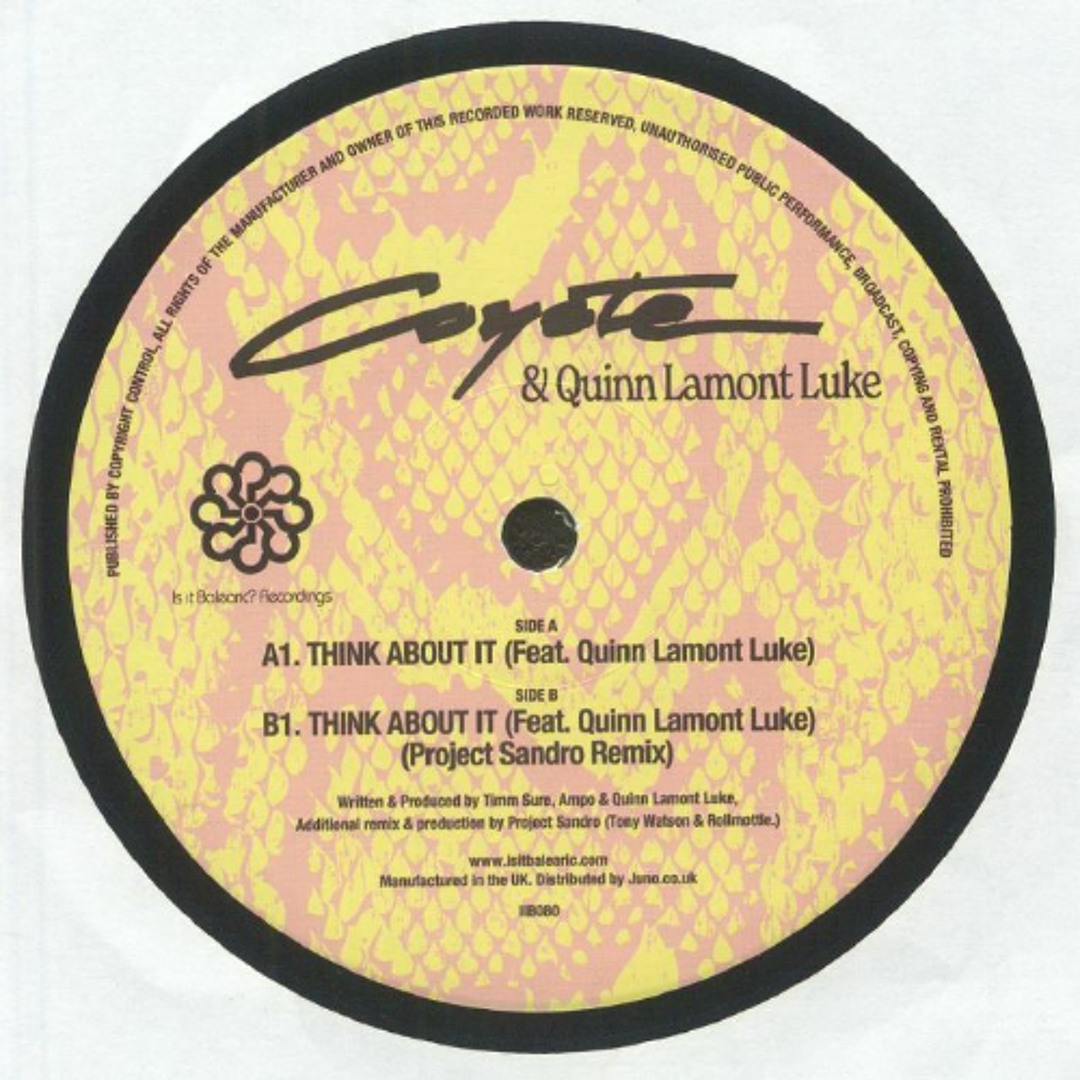 Stream "Think About It" Project Sandro Remix by Tony Watson | Listen ...