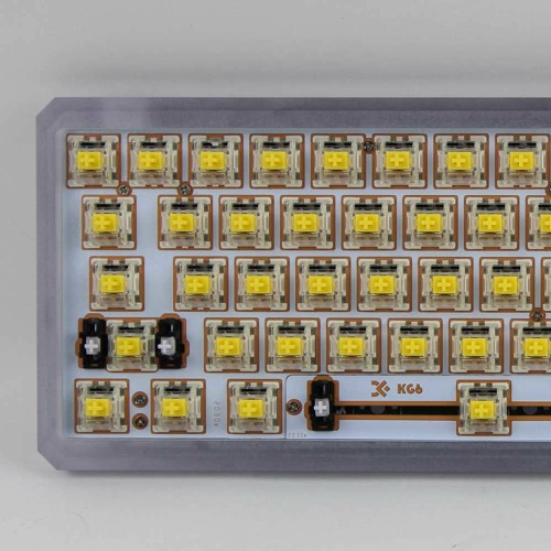 Stream Epomaker GK68XS +Akko Neon PBT Keycaps +Gateron Yellow Switches ...