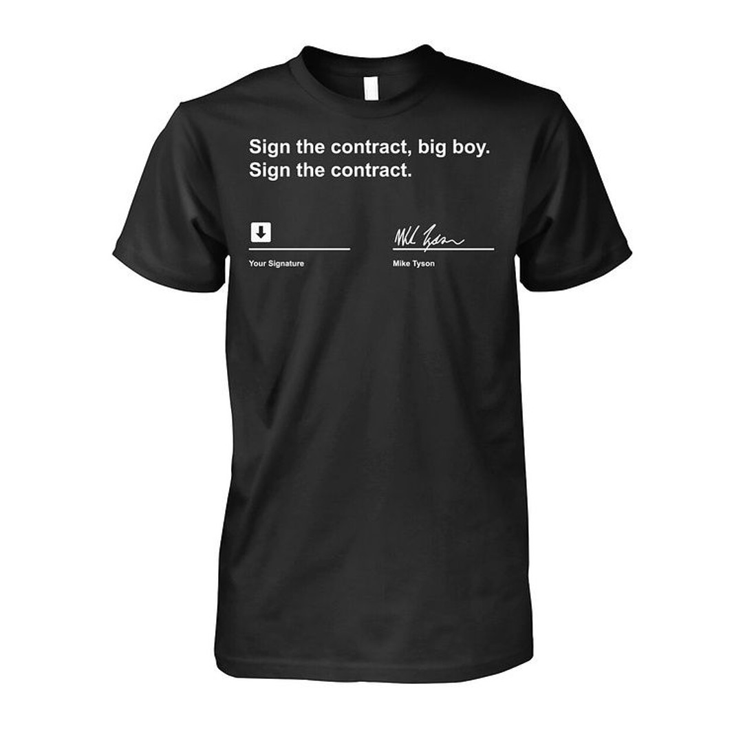 Stream Mike Tyson Sign The Contract Big Boy Shirt by Vendortee | Listen ...