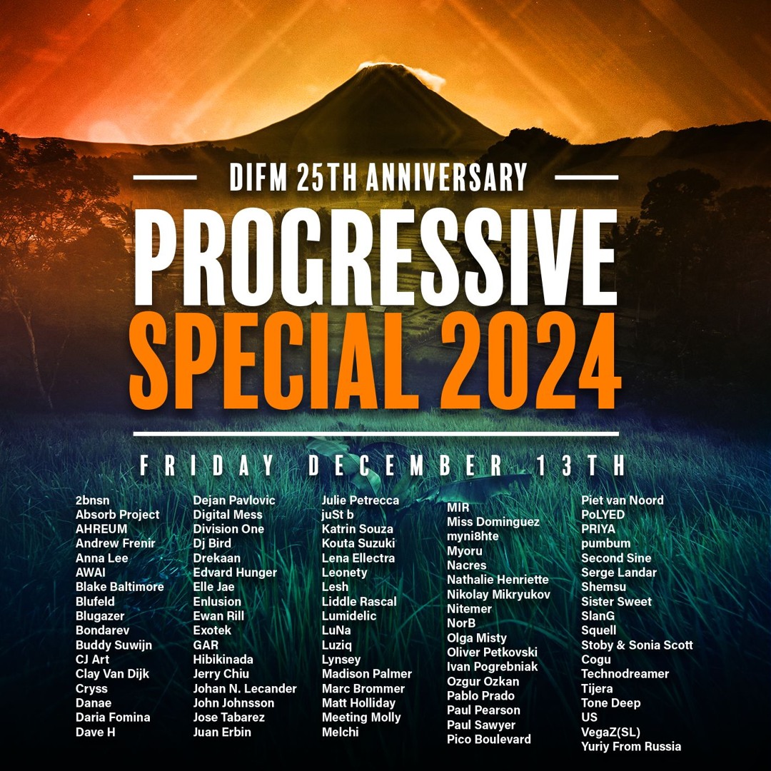Stream DI.FM 25th Anniversary Progressive Special 2024 by Enlusion | Listen online for free on ...