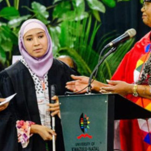 Stream Blind But Unstoppable – Azraa Ebrahim graduates cum laude at ...