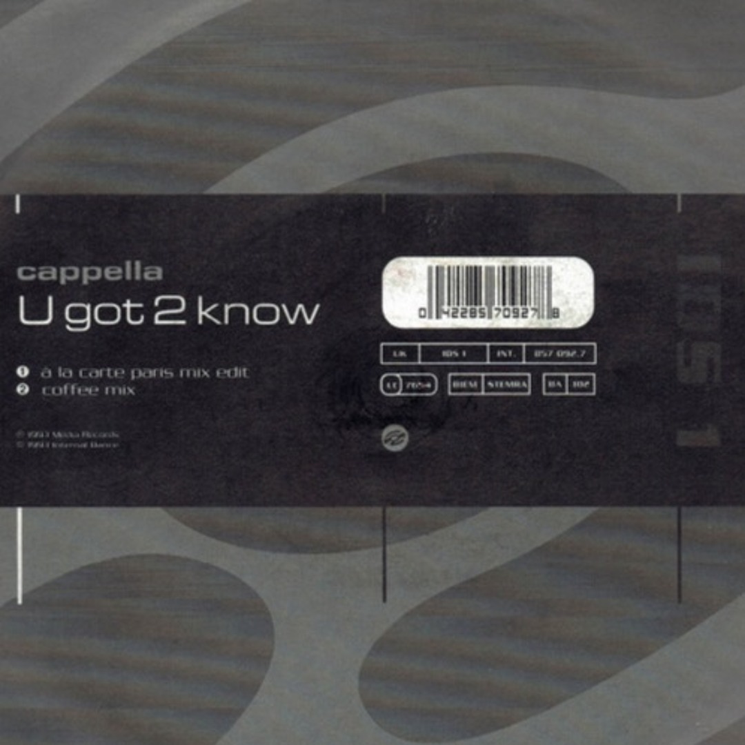 Stream Capella - U Got 2 Know (Charlie Bell Extended Remix) by Charlie ...