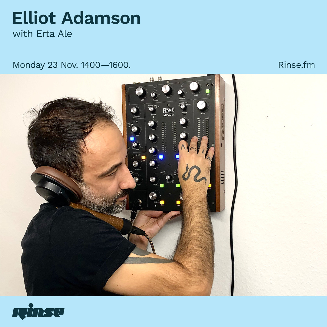 Stream Elliot Adamson with Erta Ale - 23 Nnovemebr 2020 by Rinse FM ...