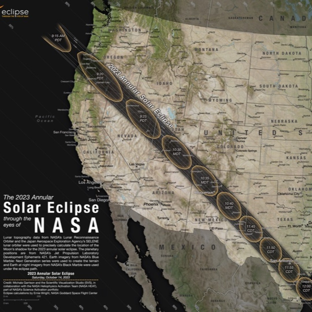 Stream episode Annular Solar Eclipse 2023 by KXCR Community Radio ...