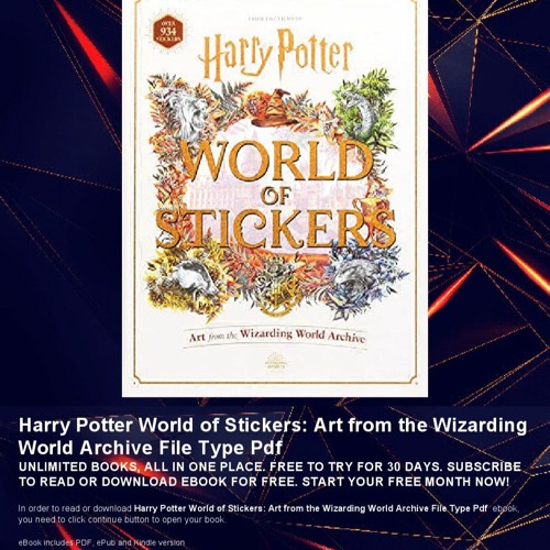 Stream PREMIUM Harry Potter World of Stickers: Art from the Wizarding ...