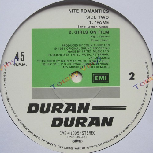 Stream Duran Duran - Girls On Film (Tyrrell remix) by Tyrrell | Listen ...