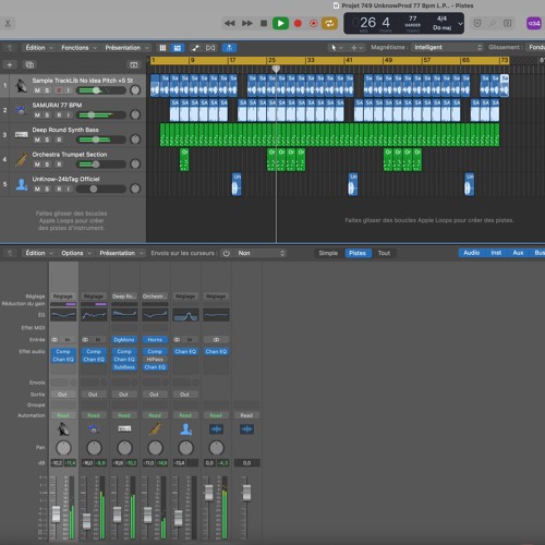 Stream Projet 749 UnknowProd 77 Bpm L.P. by UnknowProd | Listen online ...