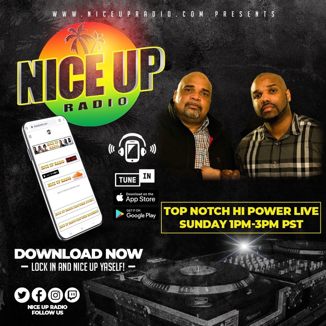 Stream Top Notch Hi Power - NUR 2 - 11 - 2024 by Nice Up Radio | Listen ...