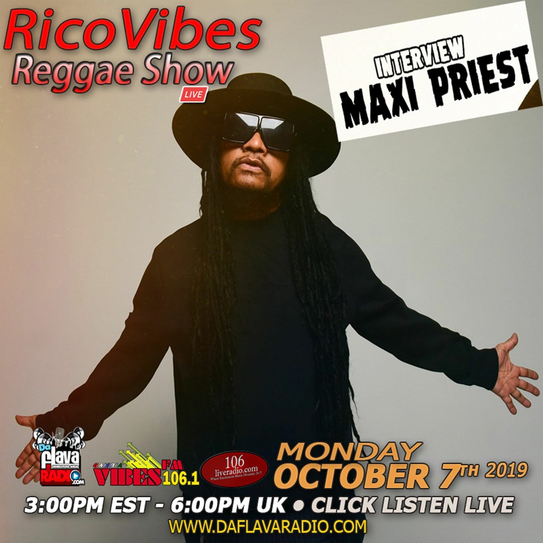 Stream RICOVIBES EXCLUSIVE INTERVIEW WITH VETERAN ARTIST MAXI PRIEST by ...