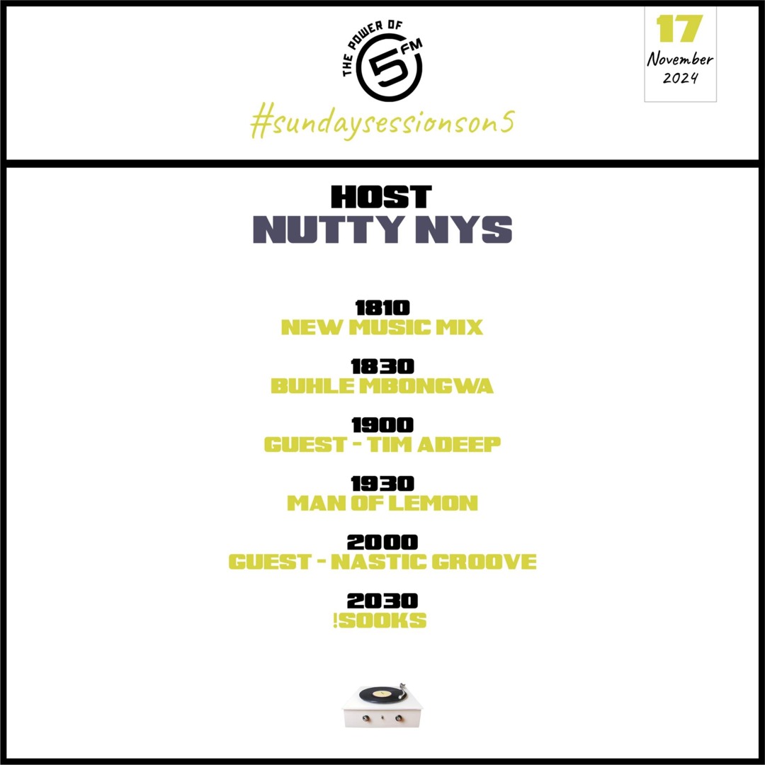 Stream 5fm Studio Mix | Week 3 | Sunday Sessions on 5fm by Man of Lemon ...