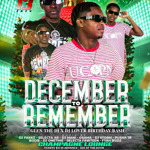 Stream GLENTHEDJ X DJ LOVER PRESENTS DECEMBER TO REMEMBER DECEMBER 13TH ...