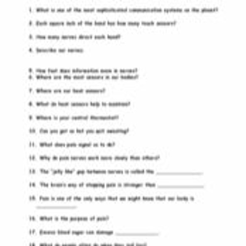 Stream Human Body Pushing The Limits Sight Worksheet Answer Key From Stream Human Body Pushing The Limits Sight Worksheet Answer Key From