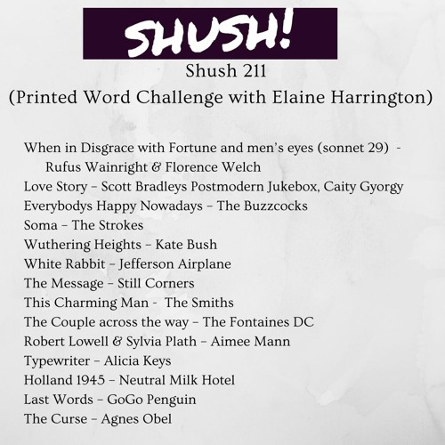 Stream Shush 211 - The Printed Word Challenge by Shush! Sounds from UCC ...
