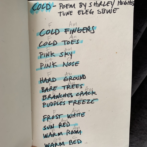 Stream COLD (Poem by Shirley Hughes, Tune Sketch by ELEG SBWE) by ...