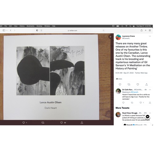 Stream A Meditation On The History Of Painting. graphic score Gil Sansón. realization Lance ...