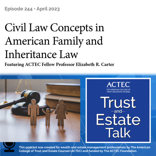 Stream Civil Law Concepts in American Family and Inheritance Laws by ...