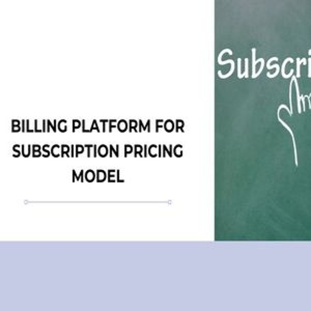 Stream episode Billing Platform For Subscription Pricing Model by ...