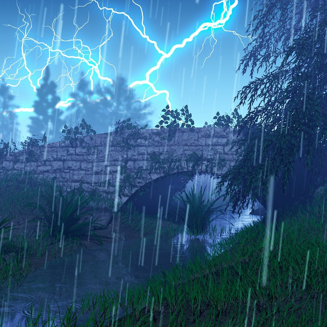 Stream Sounds of Rain and Thunder in Mystical Forest with Gentle Stream ... Stream Sounds of Rain and Thunder in Mystical Forest with Gentle Stream ...