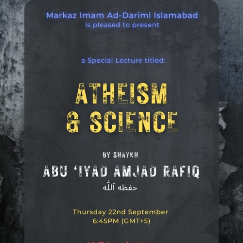 Stream Is it allowed for a Muslim to be a Scientist - Abu Iyyad by ...