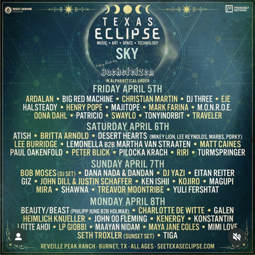 Stream Kelly Moulden | Listen to Texas Eclipse Festival: Sky Stage ...