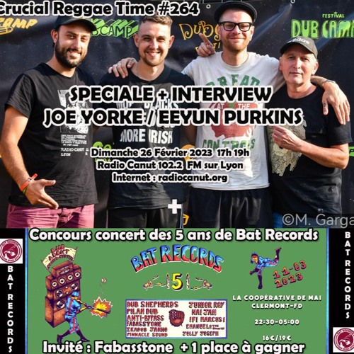 Stream Crucial Reggae Time #264 26022023 interview Joe Yorke/Eeeyun ...