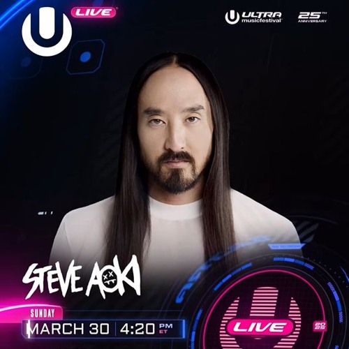 Stream Steve Aoki - Live @ Ultra Music Festival 2025 (Miami) #Day3 by EDM FAMILY Live Sets ...