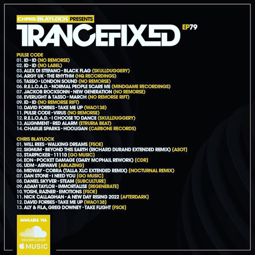 Stream Chris Blaylock Presents Trancefixed - Pulse Code Guest Mix by ...