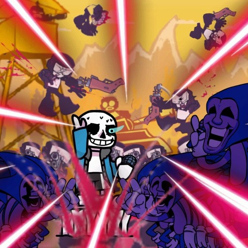 Stream Friday Night Funkin - Stress (Sans and Majin Sonic Cover) by ...