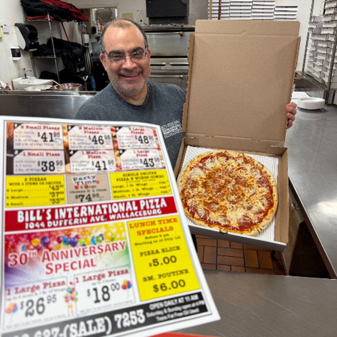 Stream Bill’s International Pizza celebrating 30-year anniversary in ...