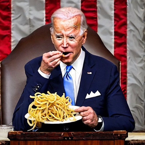Stream Song that plays when Joe Biden Eats Spaghetti During The State ...