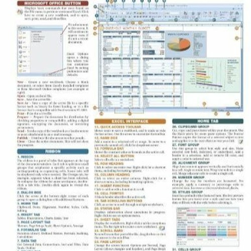 Stream [EBOOK] Excel 2007 - REA's Quick Access Reference Chart from ...