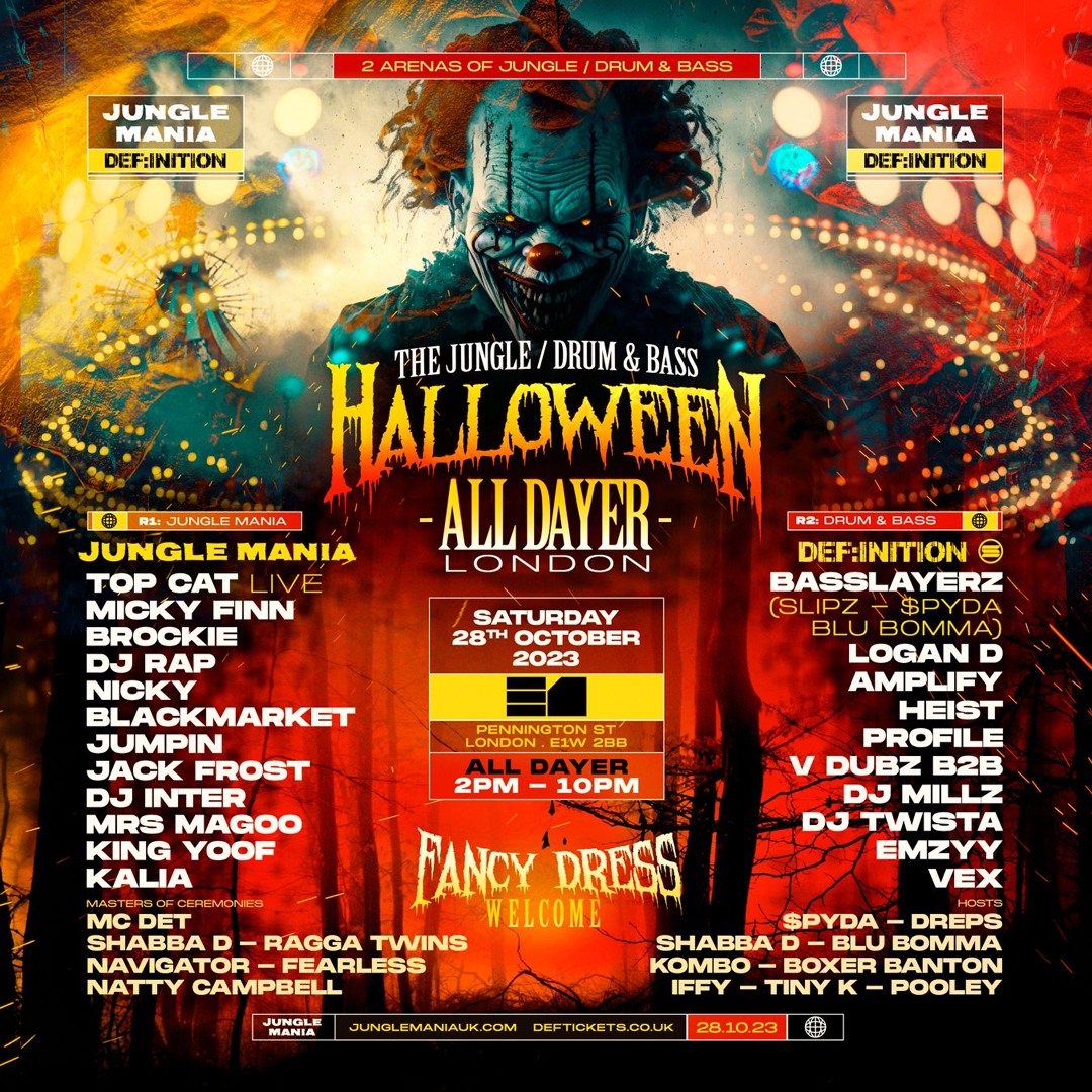 Stream Heist x Mekar MC - Jungle Mania + Definition Halloween 2023 by ...