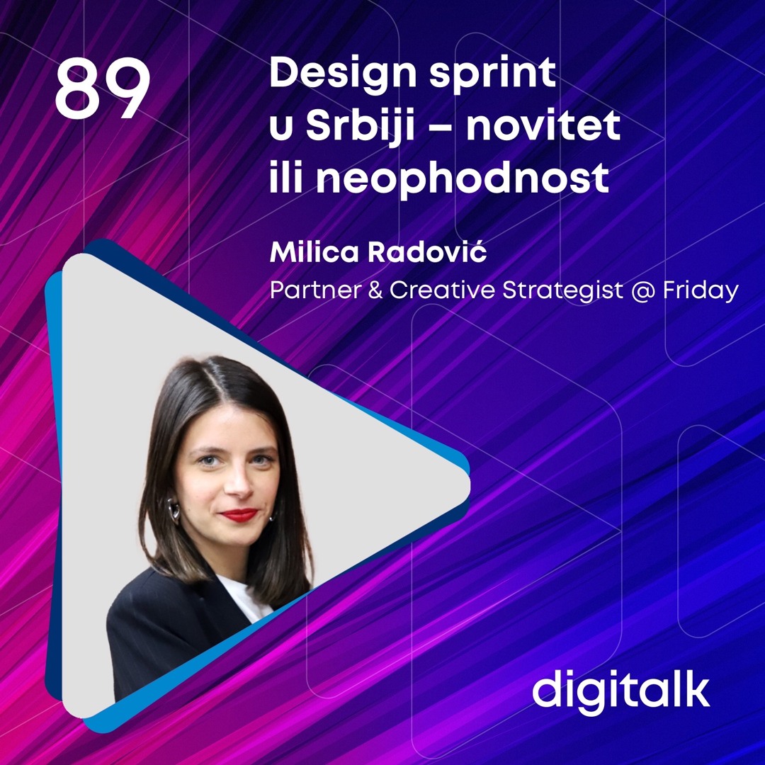 Stream episode Design sprint u Srbiji – novitet ili neophodnost I ...