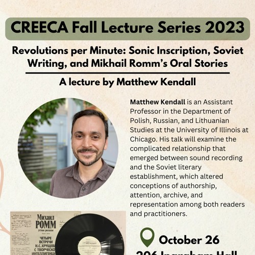 Stream Sonic Inscription, Soviet Writing, and Mikhail Romm’s Oral Stories with Matthew Kendall ...