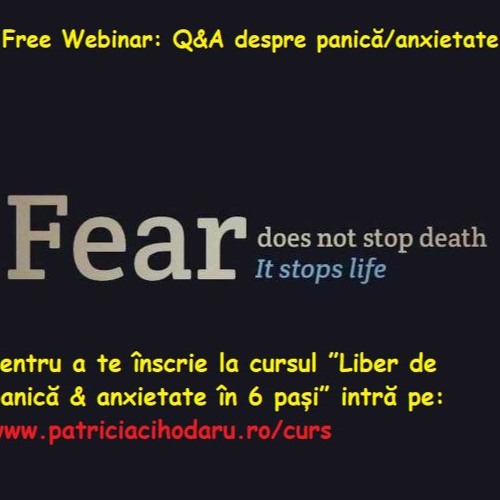 Stream Webinar Liber De Panica 12 Iunie 2020 Patricia Cihodaru AUDIO by ... Stream Webinar Liber De Panica 12 Iunie 2020 Patricia Cihodaru AUDIO by ...