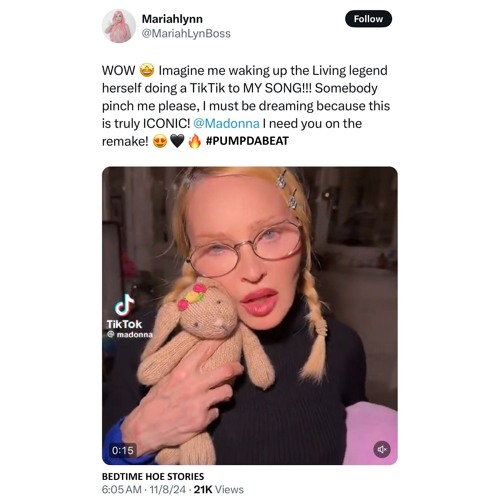 Stream Bedtime Hoe Stories - Madonna x MariahLynn X VJ by PUMPDABEAT ...