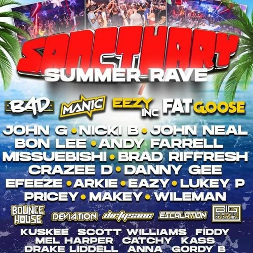 Stream Sanctuary Summer Rave - Danny Gee Promo by Danny Gee | Listen online for free on SoundCloud