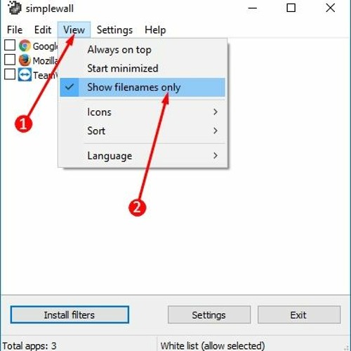 Update Simplewall A Tool To Configure Windows Windows 10 Setup Tool - Download - CHIP