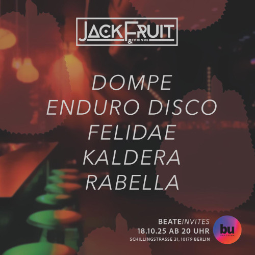 Stream FELIDAE @ Jackfruit and Friends - Beate Uwe 2025 (Berlin) by ...