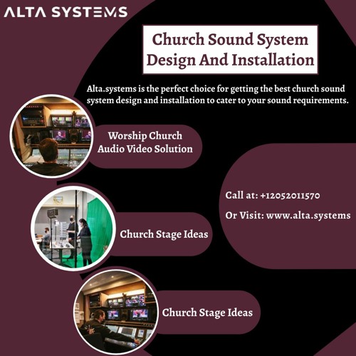 Stream Church Sound System Design And Installation by ALTA Systems ...