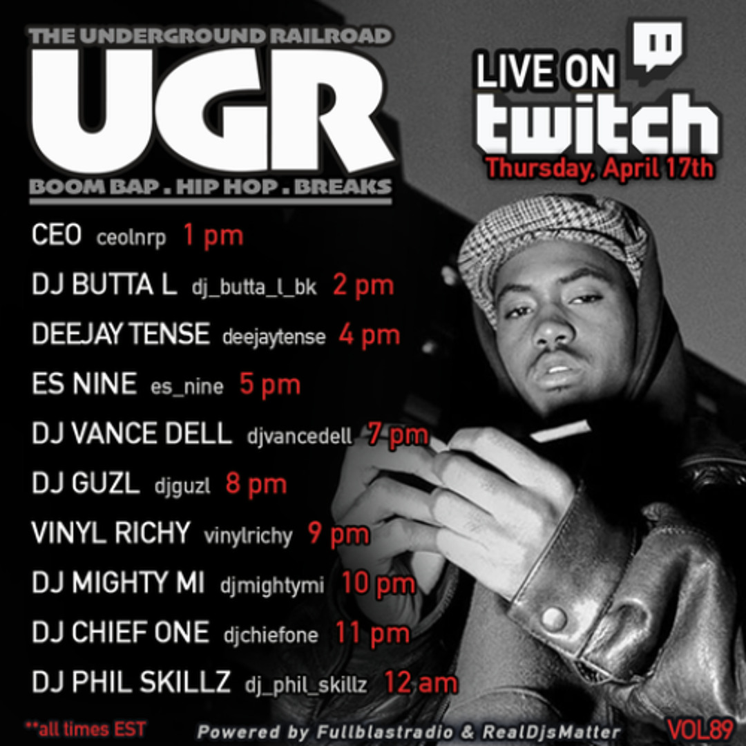 Stream Underground Railroad Live Twitch Set pt IX by DJ Mighty Mi ...